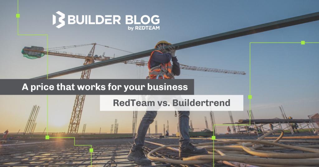 RedTeam vs Buildertrend: Pricing Comparison